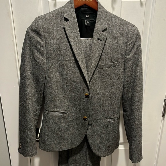 H&M | Suits & Blazers | Hm Grey Suit | Poshmark
